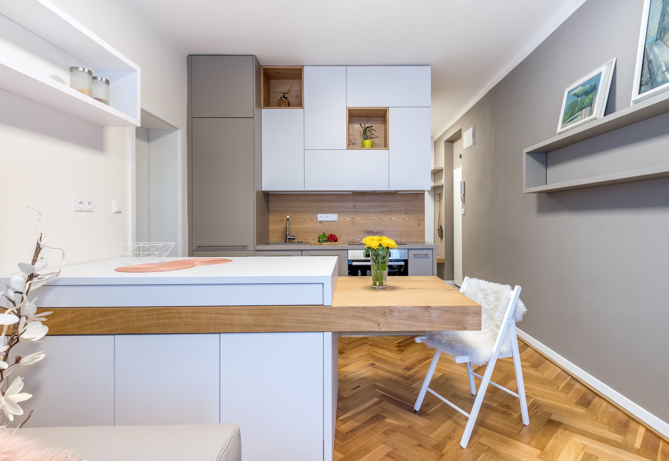 Rekonstrukce bytu v Malešicích - ZAKI DESIGN | Bydlo.cz