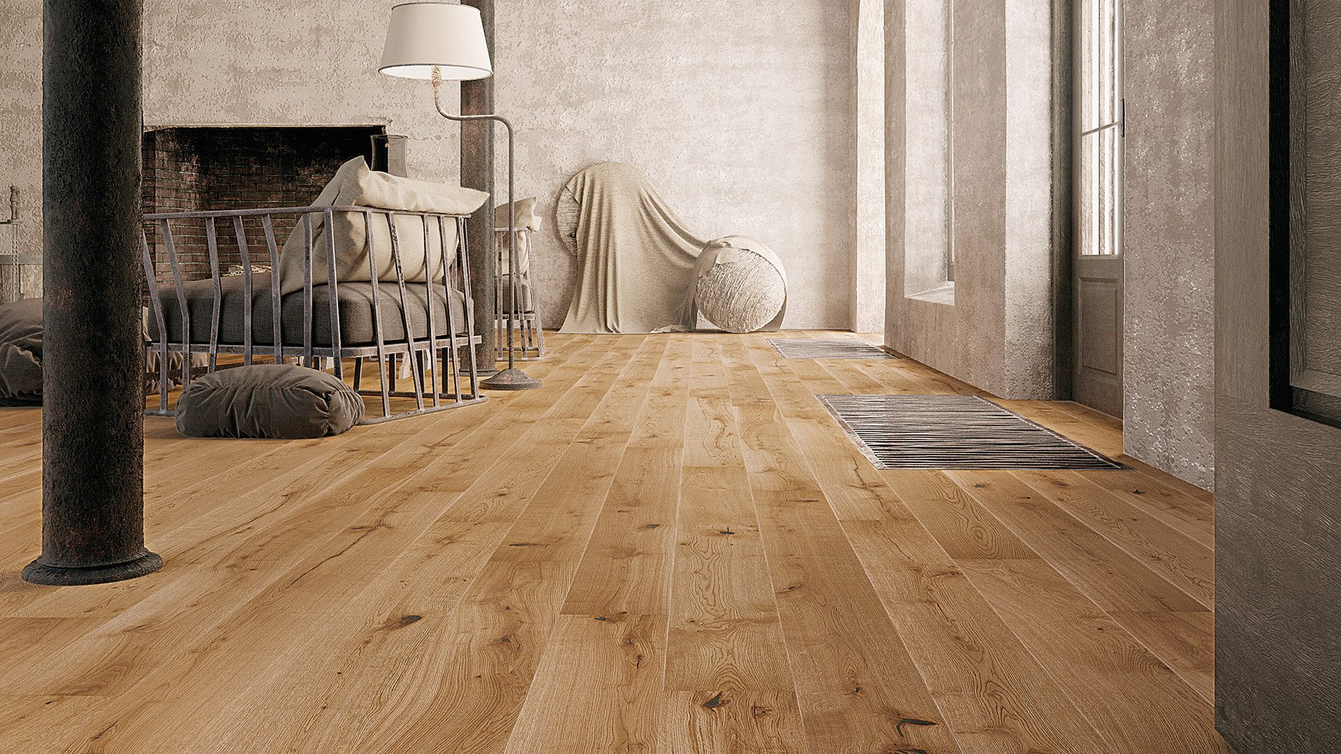 Dřevěná dubová podlaha EXCITE - Dřevěné podlahy BARLINEK | Bydlo.cz