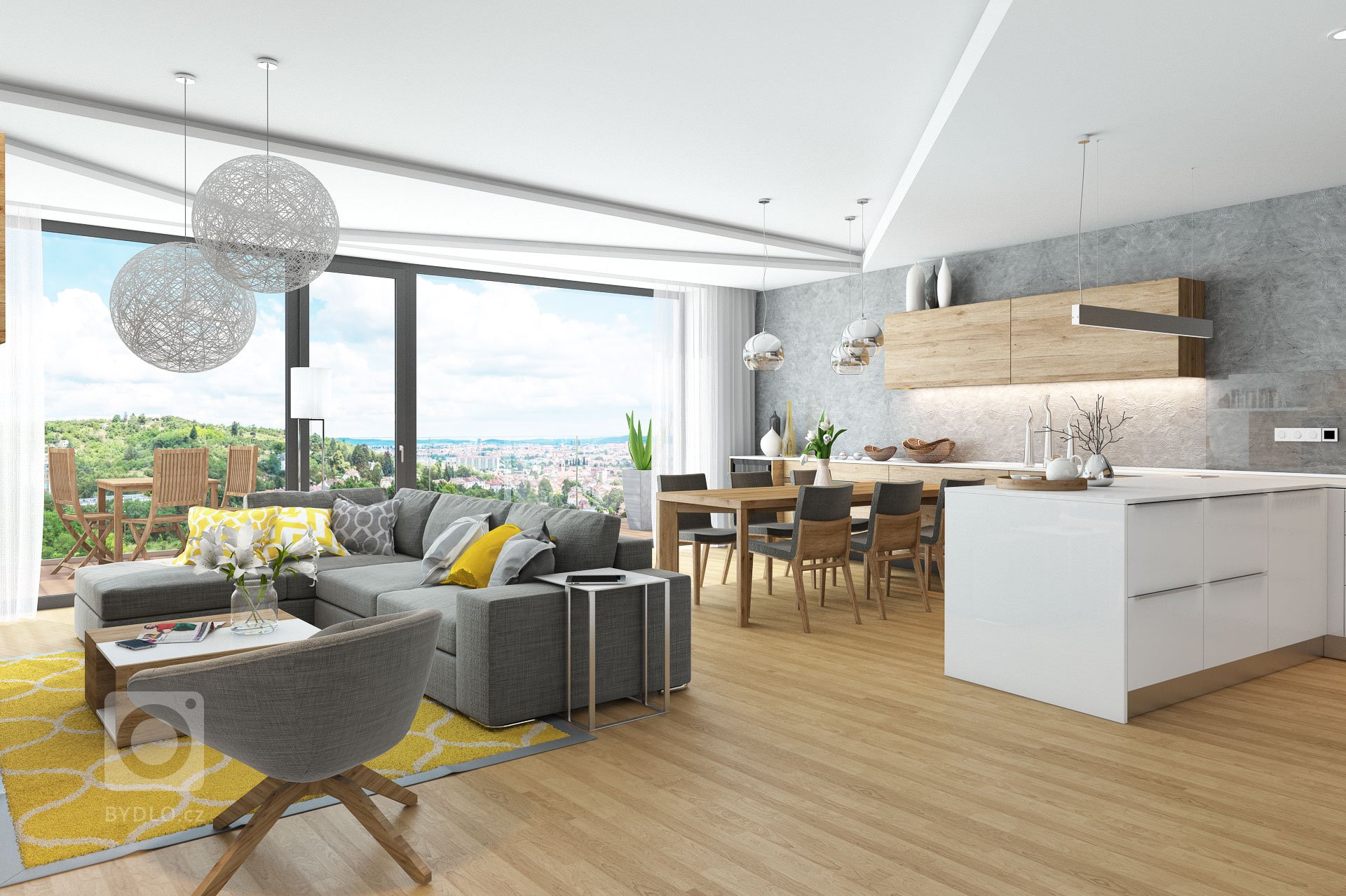Byt Panorama - Moskor Design | Bydlo.cz