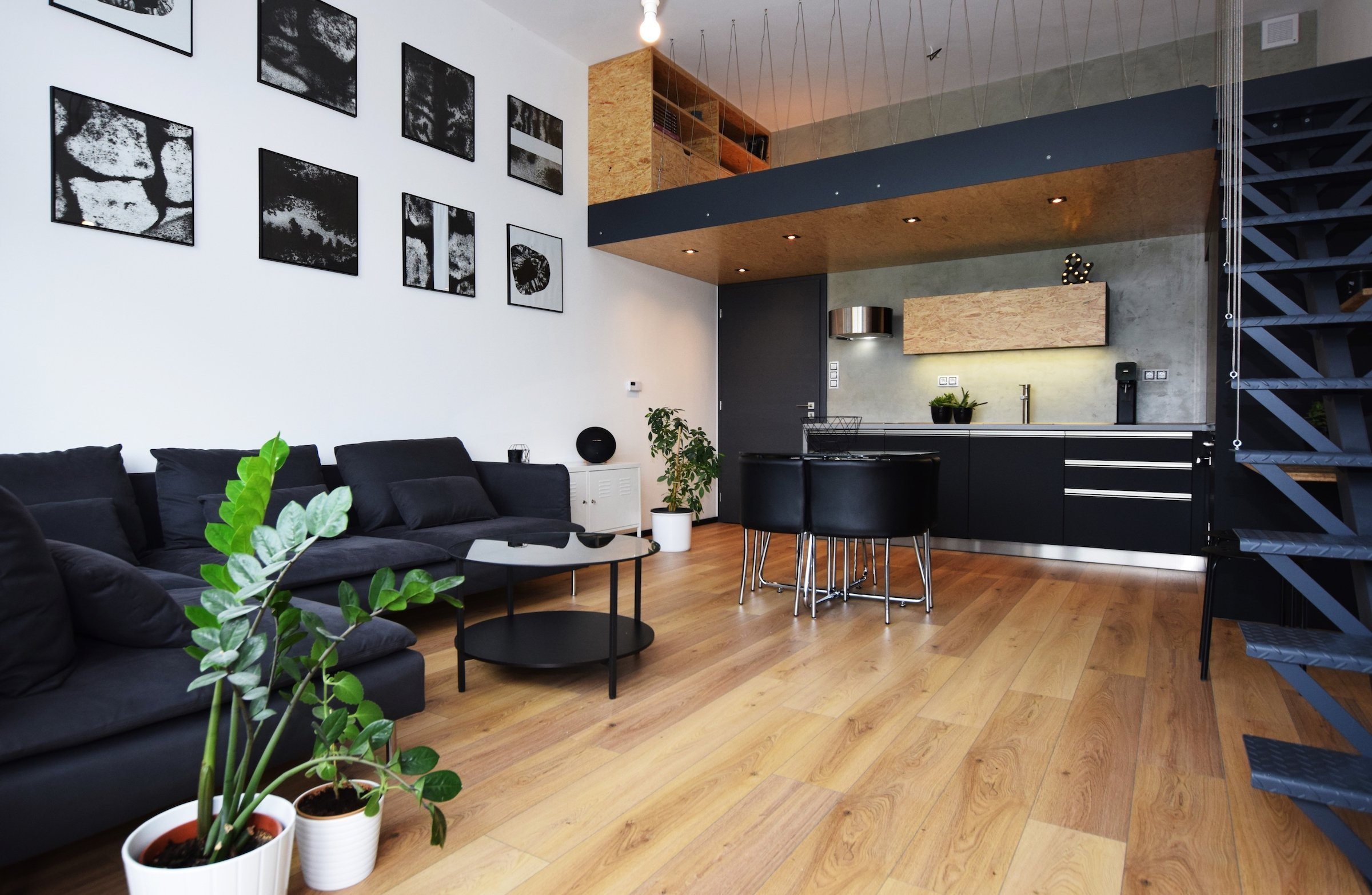 Bydlení s nádech loftu - H/M studio | Bydlo.cz