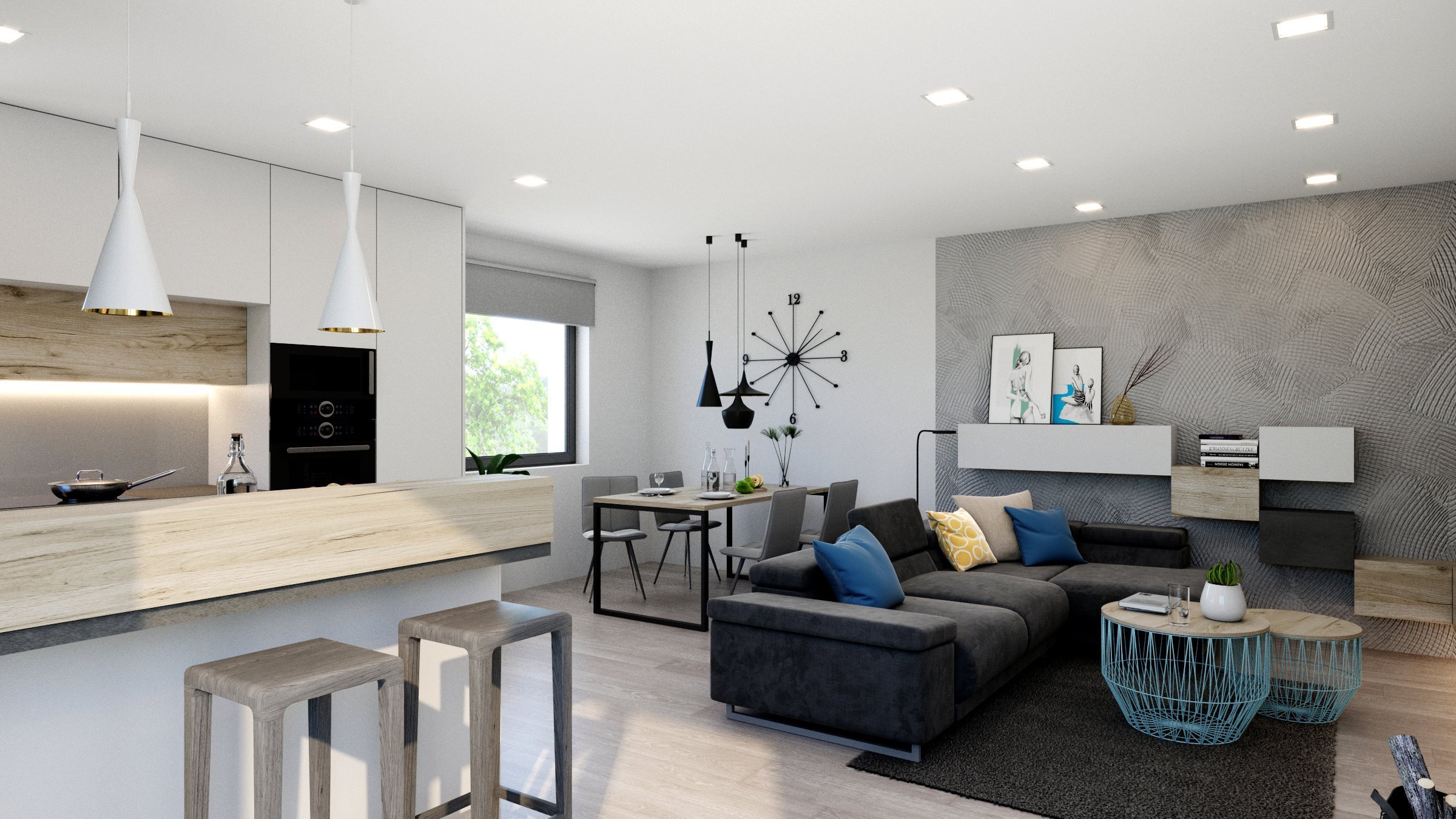 V odstínech šedé - Hana Matějková interiérový design | Bydlo.cz