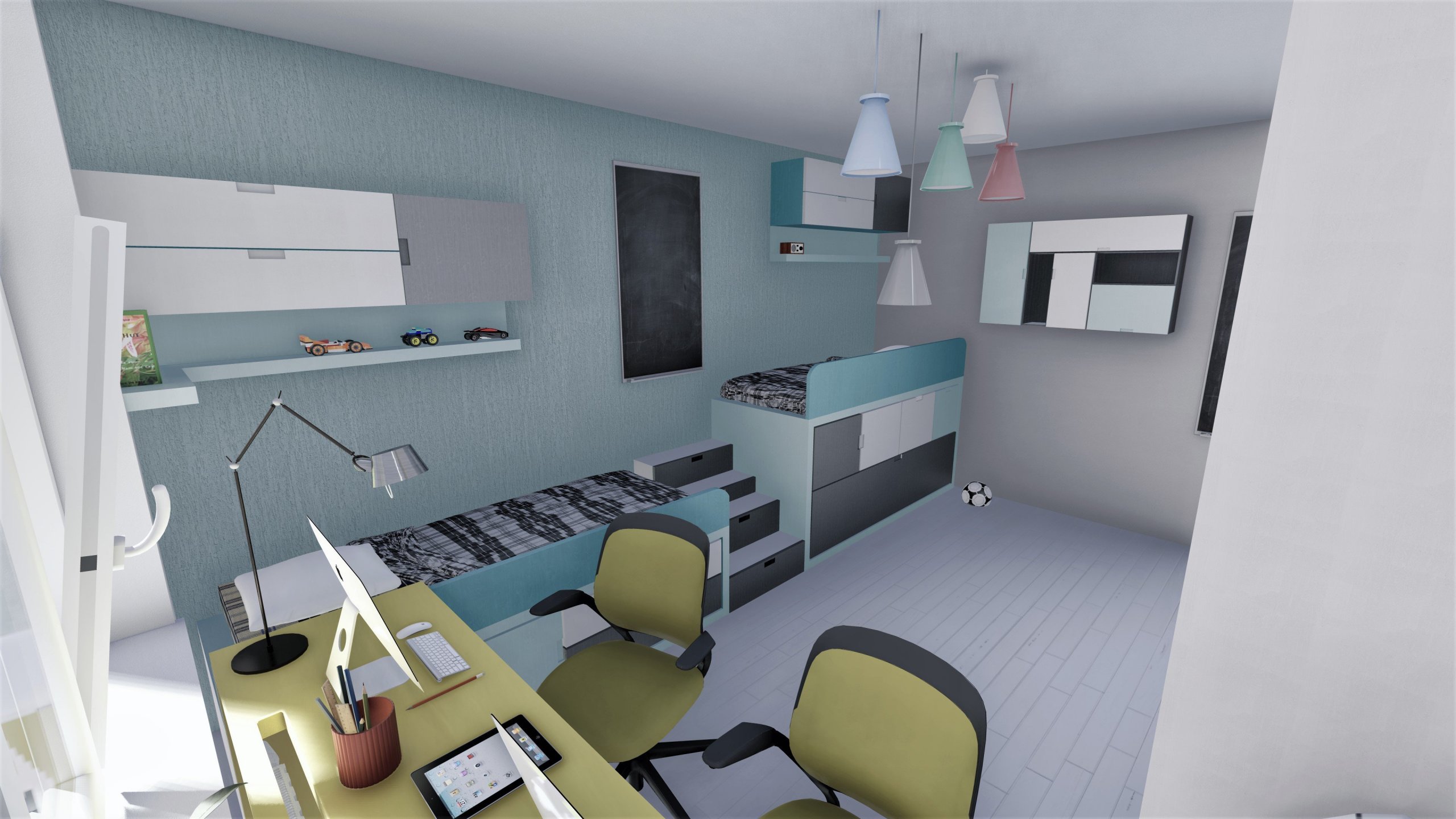 Dětský pokoj pro 2 kluky - Czech-designers | Bydlo.cz
