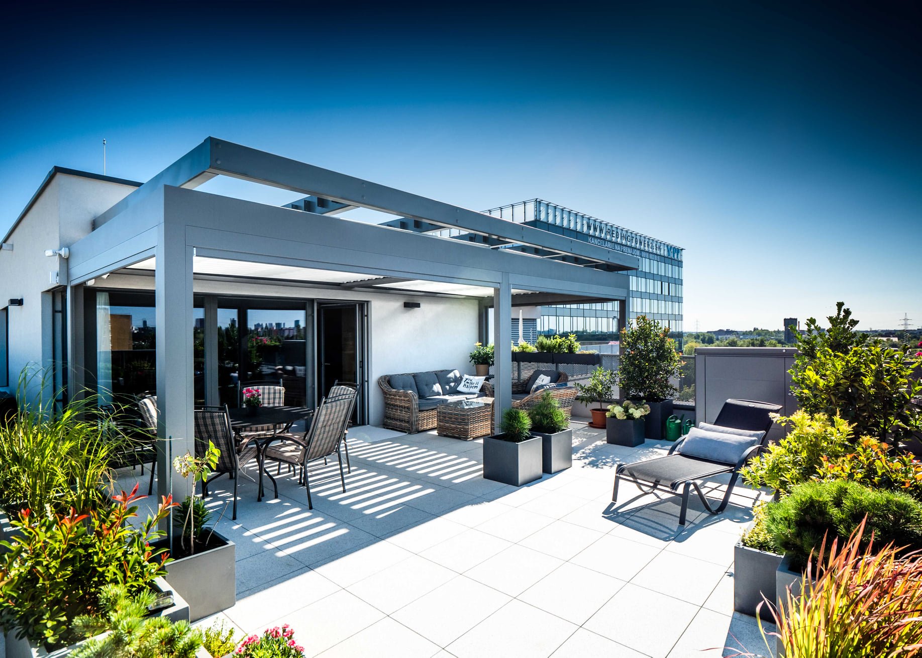 Moderní pergoly PLACEO | Bydlo.cz