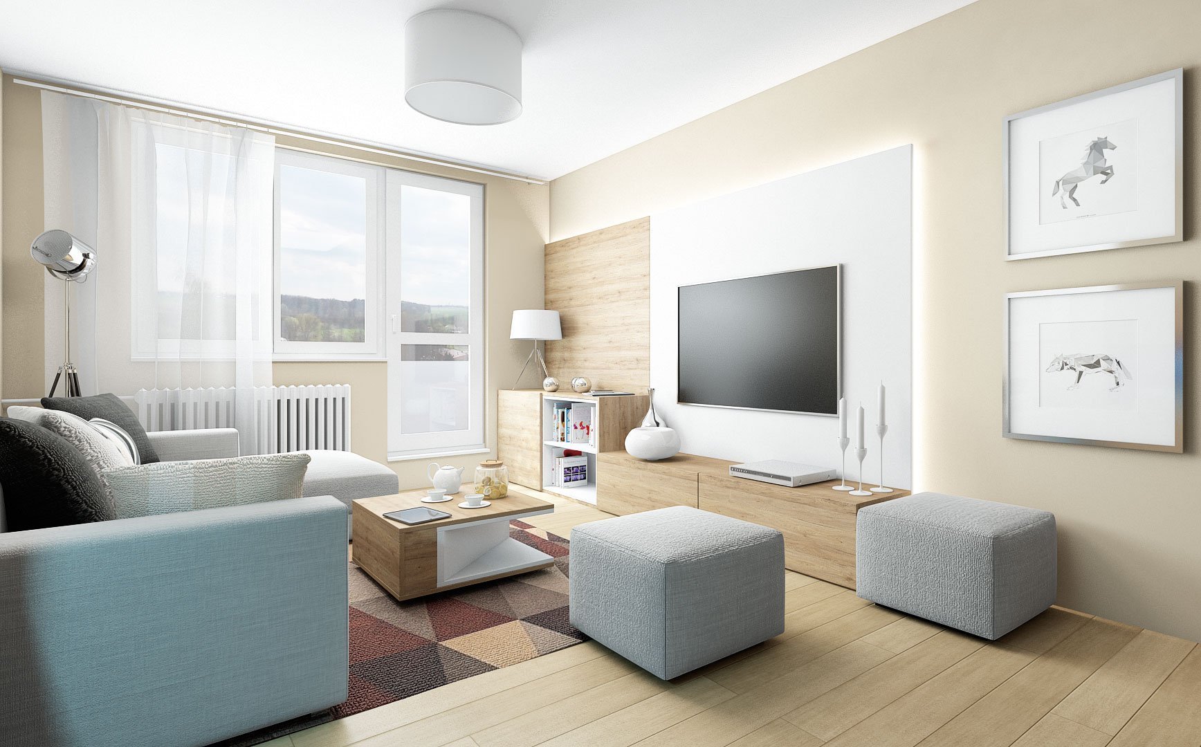 Rekonstrukce bytu mladého muže - Moskor Design | Bydlo.cz